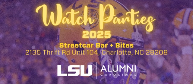 2025 LSU Football Watch Parties – LSU Carolinas Alumni Association